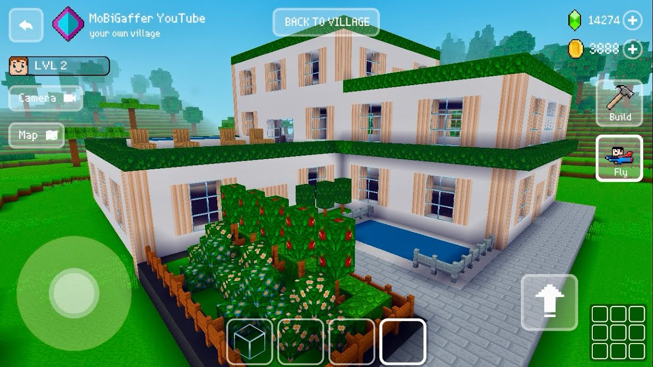 Block Craft 3D: Crafting Gameplay #4279 | Modern House 🏠 - YouTube