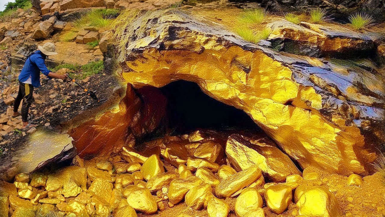 Collect Best VDO Golden Miner Was Hidden Underground! Digging for Gold ...