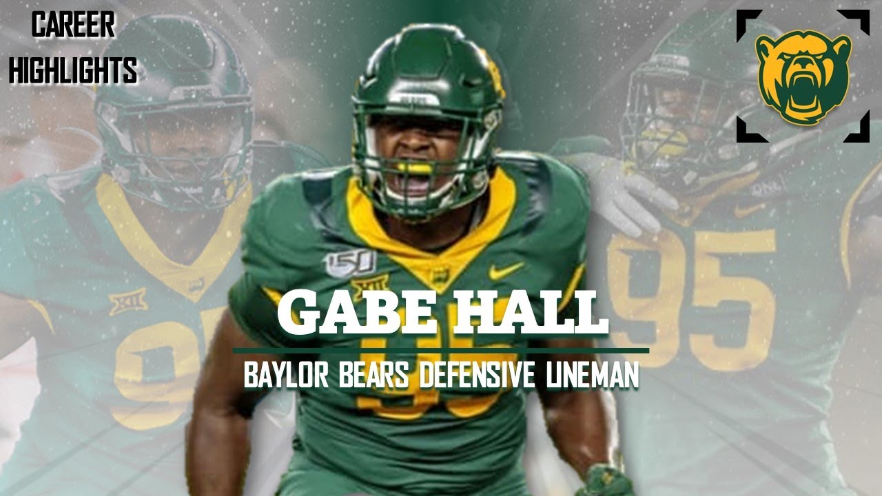 Gabe Hall | 𝟡𝟝 | Baylor Bears DL - YouTube