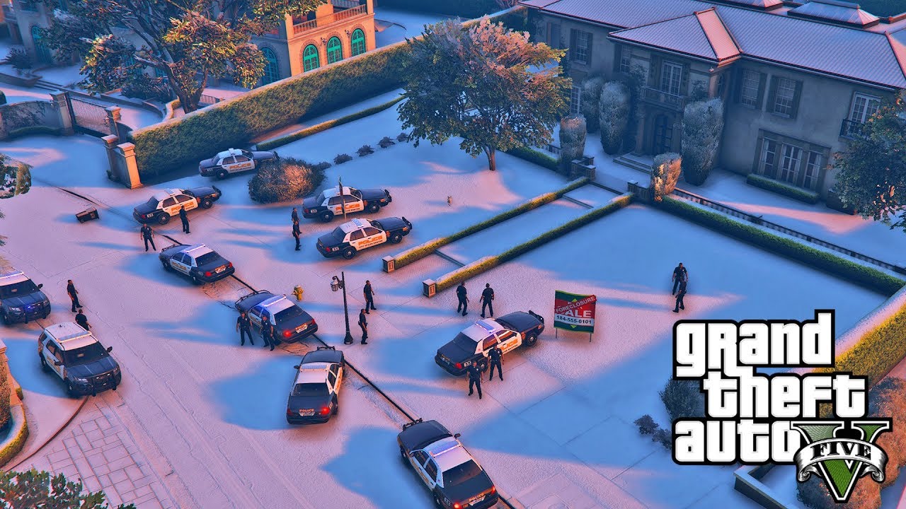 GTA 5 - Home Alone! LSPD Responds to Kevin McAllister's House! Police ...