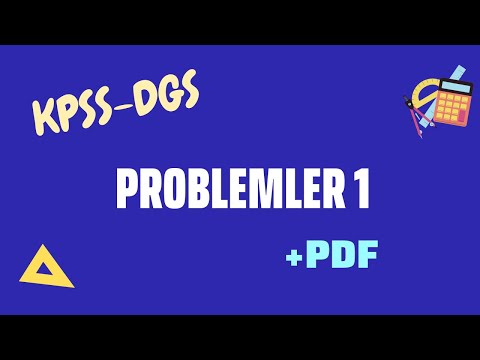 Problemler 1🔆sayı - kesir🔆Karekodlu döküman🔆KPSS-DGS Matematik