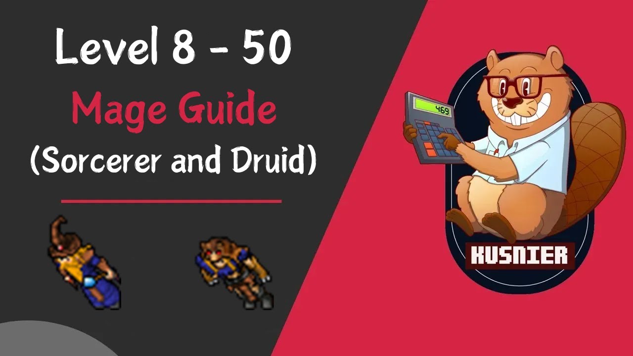 Mage Guide (Sorcerer/Druid) | Level 8 - 50 | Tibia - YouTube