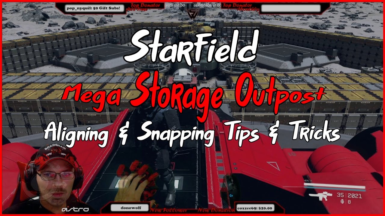 Starfield OCD Mega Storage Outpost Building - Snapping & Aligning Tips ...