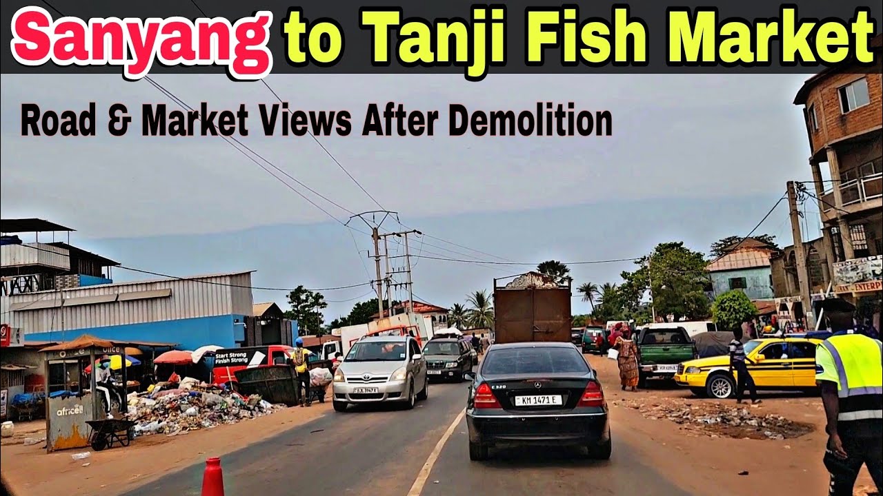 Exploring Gambia's Clean Sanyang Highway to Tanji Fish Market Drive ...