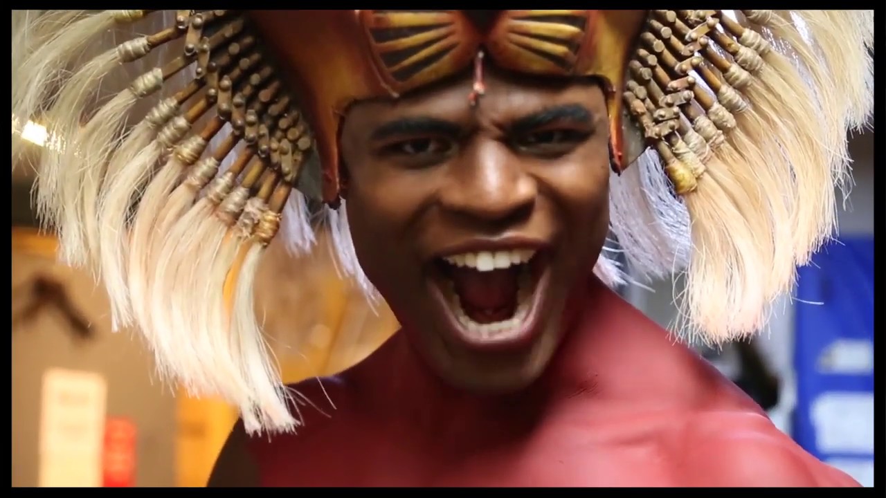CHARACTER STUDY: Andile Gumbi as Simba in THE LION KING - YouTube