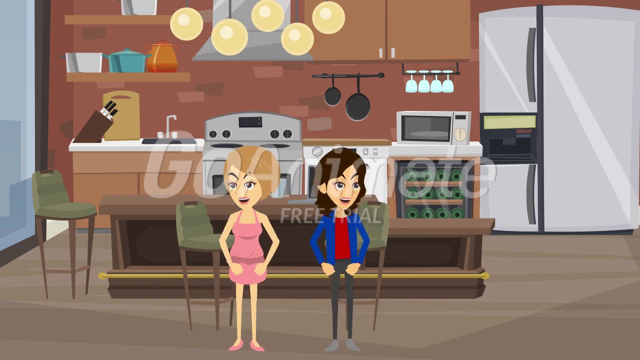 Callie & Catherine dances in the kitchen and gets grounded - YouTube