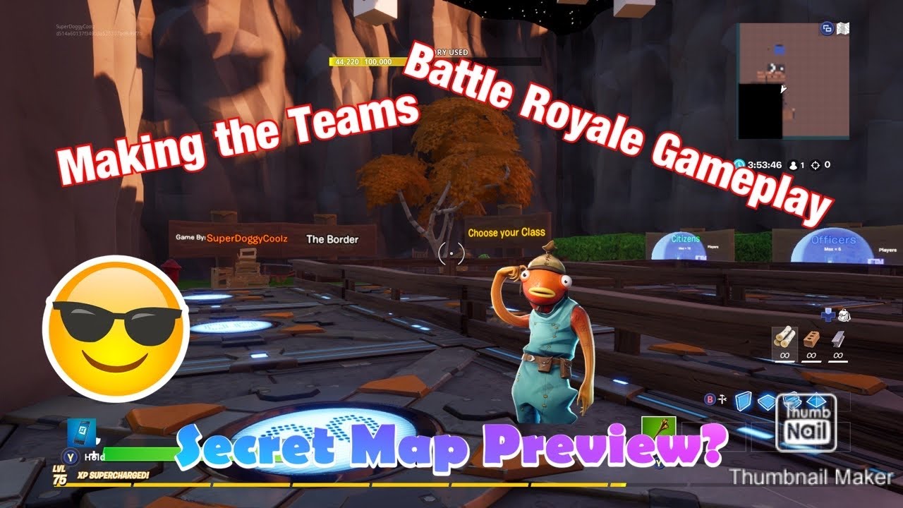 Making a Border Game in Fortnite + Battle Royale Gameplay (Part 2 ...