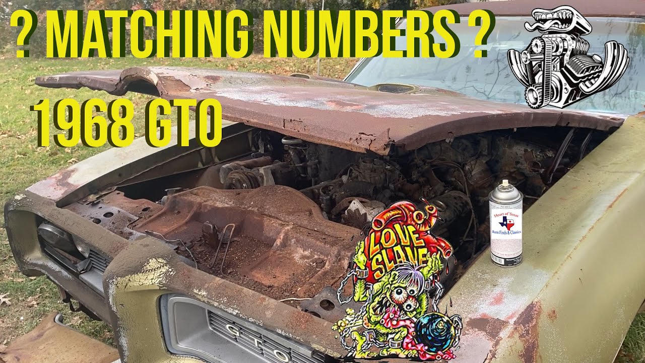 1968 GTO Vin# Check, Rare Color Option, & 1977 Corvette, Field of ...