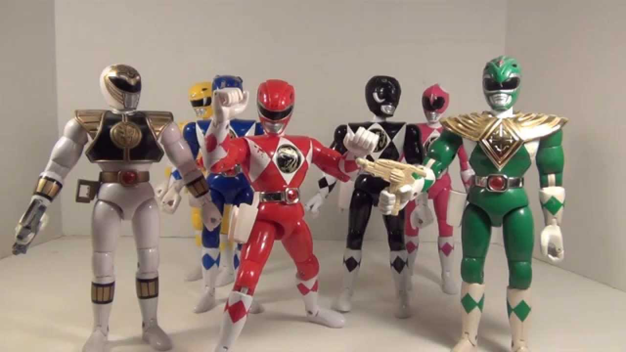 Throwback Thursday: Bandai MMPR 8 inch Figures - YouTube