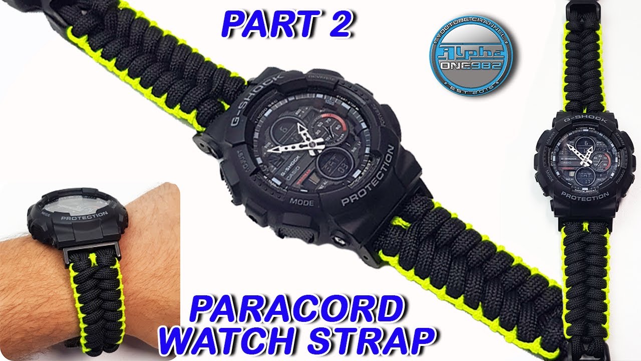 How to Make a Paracord Watch Strap DIY Paracord Watch Band Part II ...