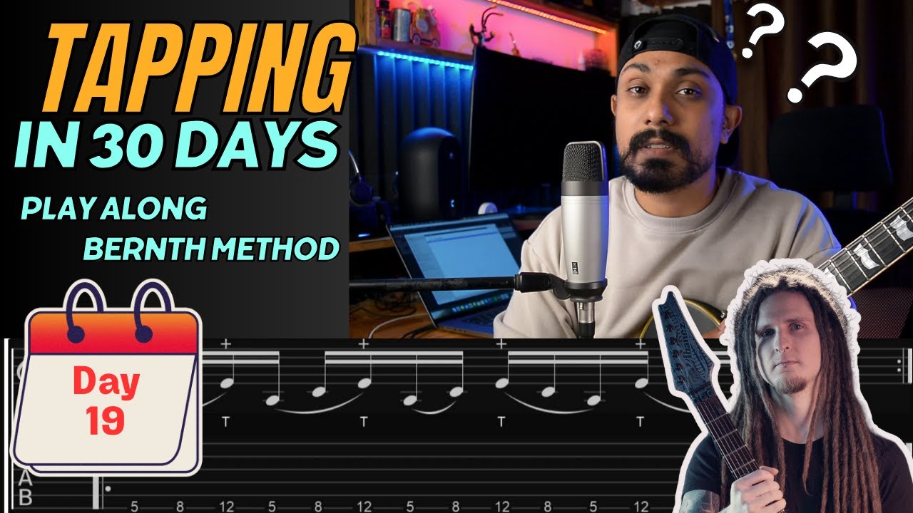Guitar Tapping Challenge | Day 19 | Play Along and Learn with Me! - YouTube