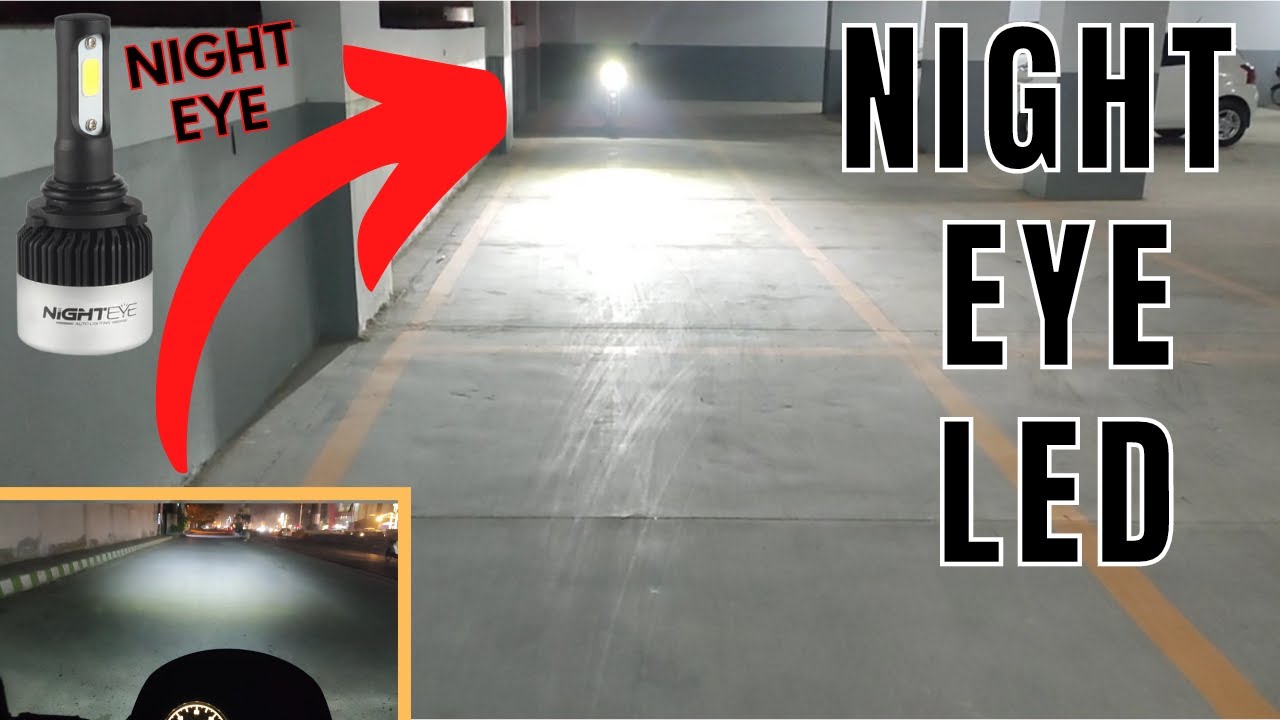 NIGHT EYE LED headlight h4 for bikes | GD110S | Best LED Light For Bike ...