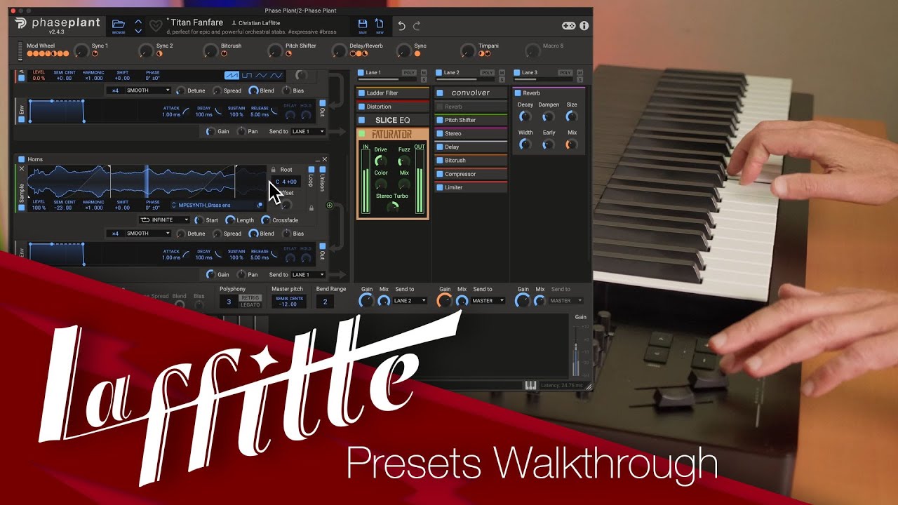 Laffitte presets walkthrough with Christian Laffitte - YouTube