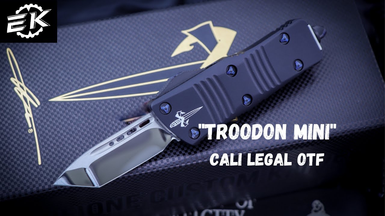 Microtech Troodon Mini OTF Automatic Switchblade 2" Knife - YouTube