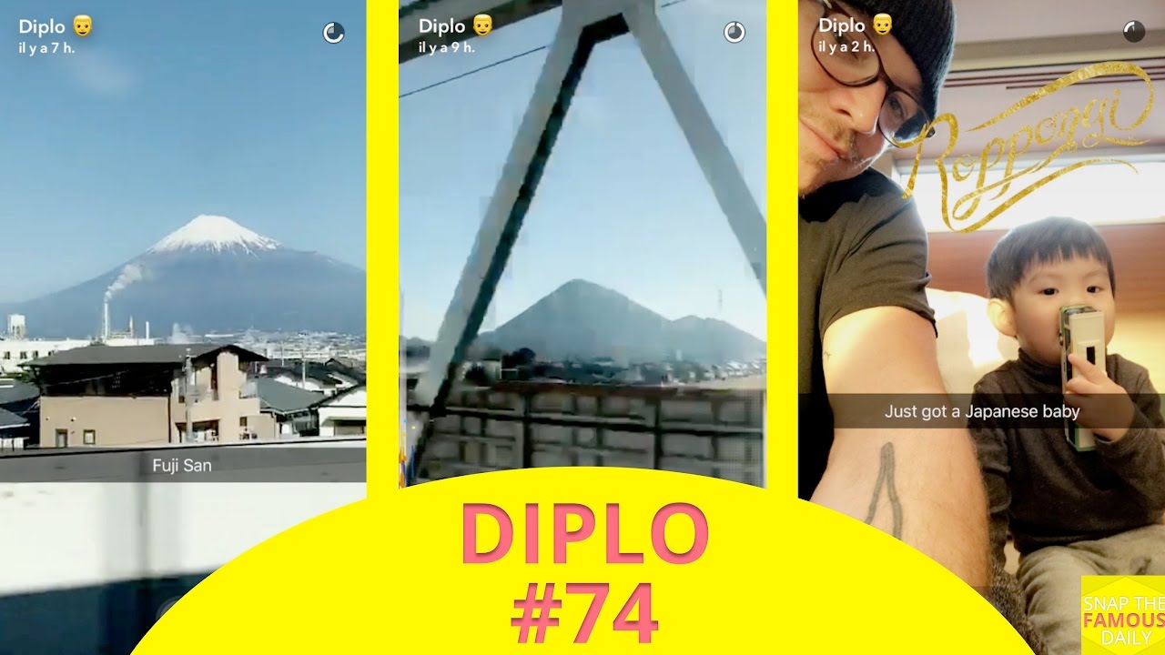 Diplo on the road to Tokyo - snapchat - january 6 2016 - YouTube