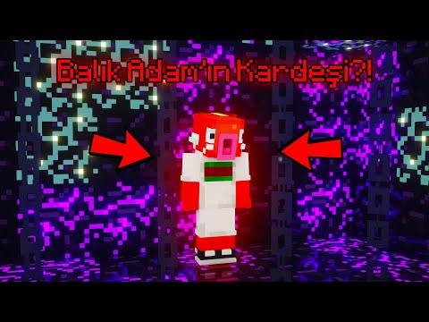 Balık Adam'ın Kardeşiyle Tanıştım! (onu hapishaneden kurtardım..) Minecraft