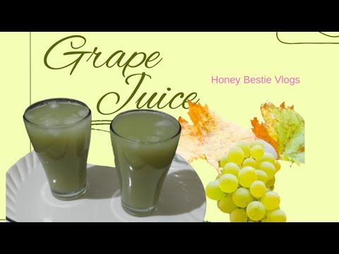 Healthy grape juice||green grape juice recipe||summer grape juice ...