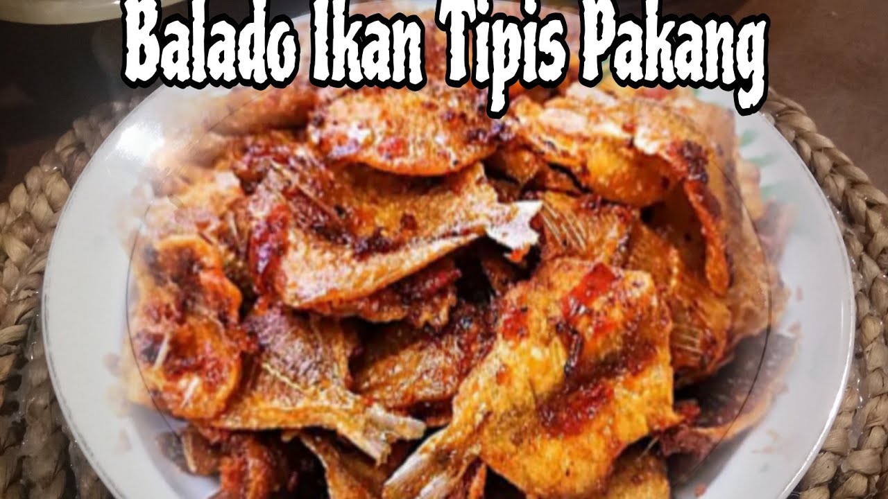 BALADO IKAN ASIN TIPIS PAKANG - YouTube