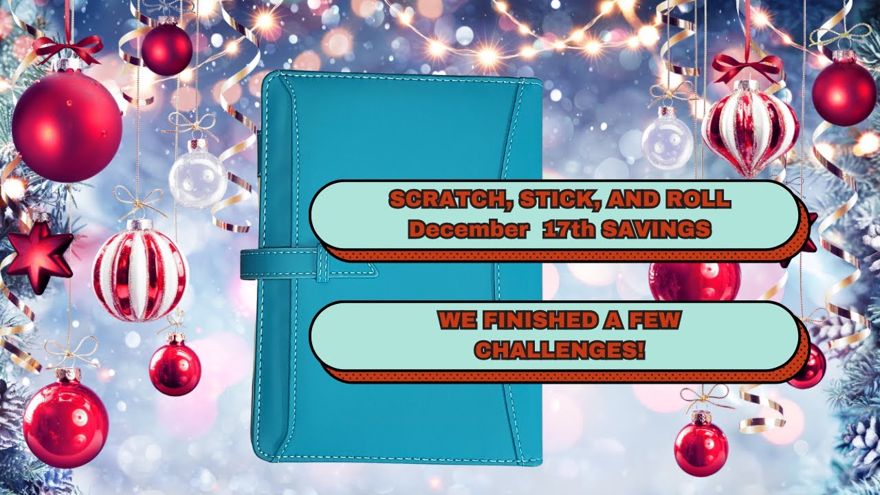 Scratch, Stick & Roll December 17th Savings Challenges | Let's Knock ...