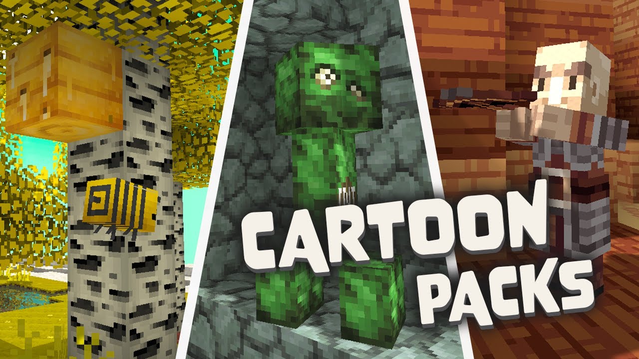 these Cartoon Minecraft Texture Packs for 1.18 are amazing | Resource ...