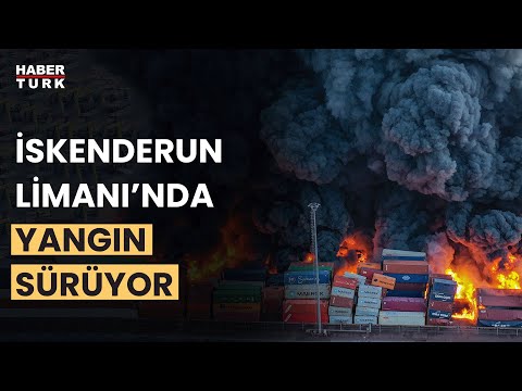 Depremin etkisiyle çıkan yangın hala sürüyor!