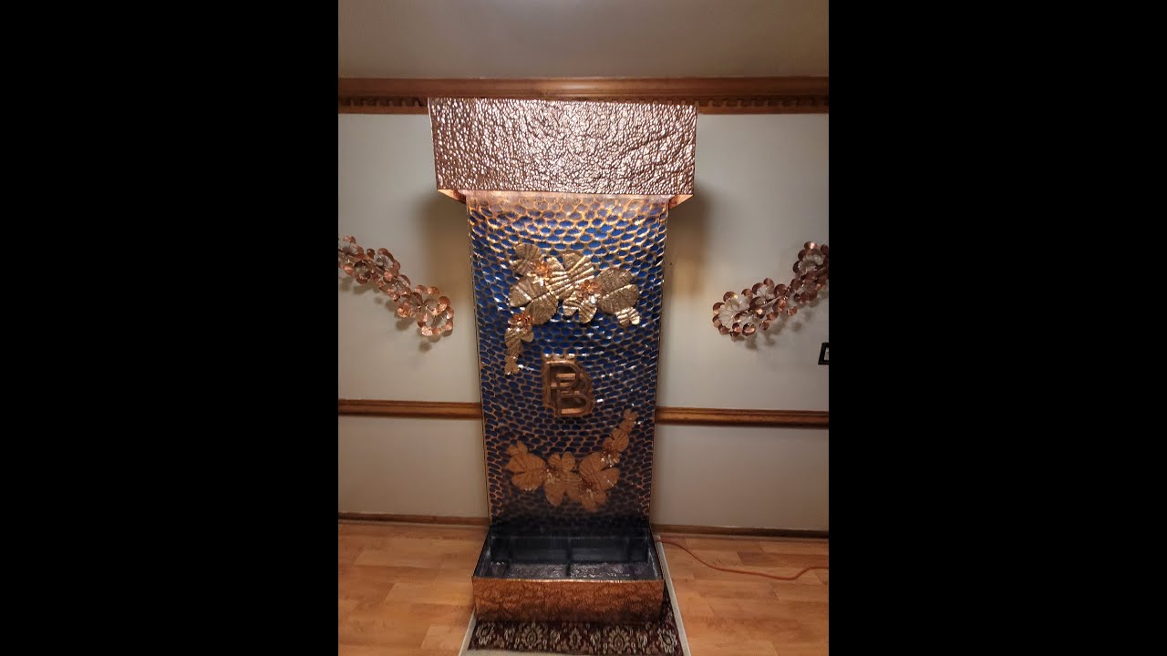 Timothy Starling Custom Copper Waterfall - YouTube