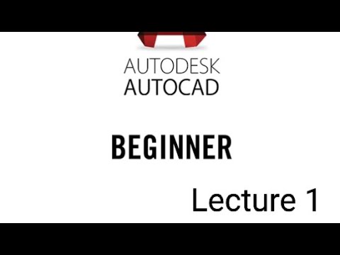 AutoCAD 2023 tutorial for Beginners Lecture 1 - YouTube