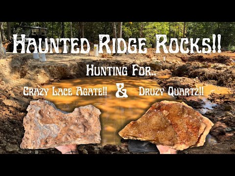 Hunting Crazy Lace Agate & Druzy Quartz at Haunted Ridge Rocks ...