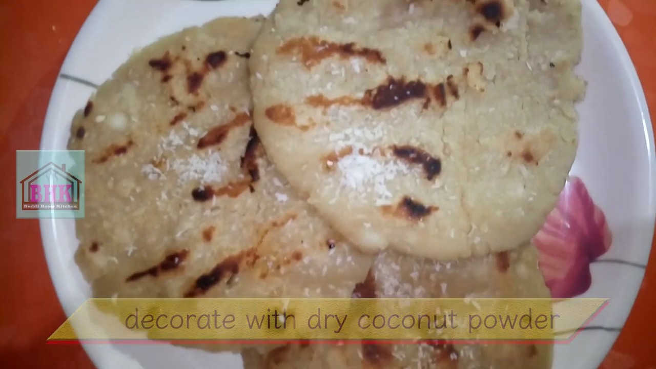 Sweet Coconut Rice Flour Roti | Different Recipe Form Rice Flour ...