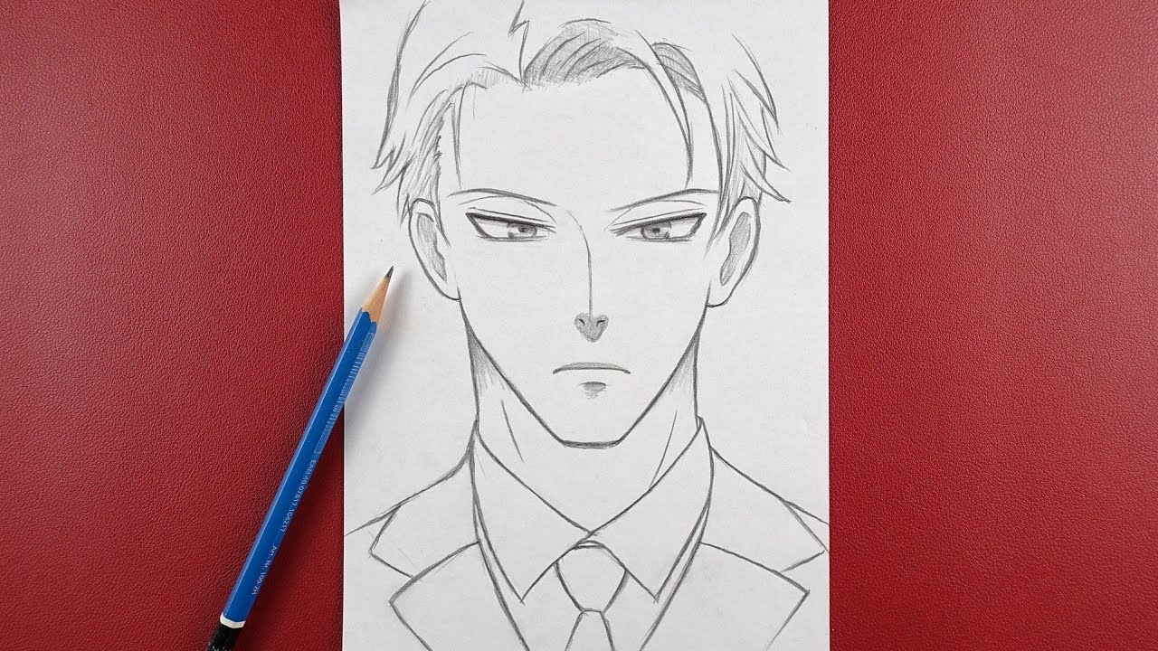 how to Draw Loid Forger || spy x family character || anime drawing step ...