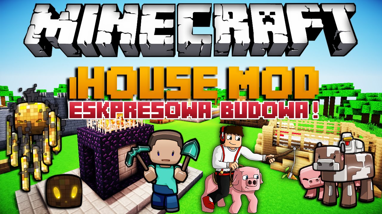 EKSPRESOWA BUDOWA W MINECRAFT! - Minecraft Mody: iHouse Mod - YouTube