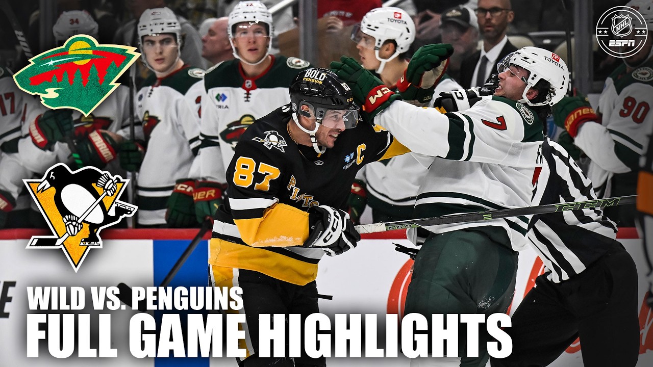 Minnesota Wild vs. Pittsburgh Penguins | Full Game Highlights | ESPN ...