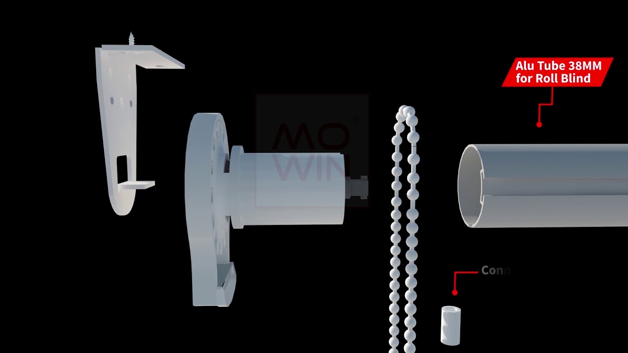 Mowin Blinds Product - Rollblinds Manual - YouTube