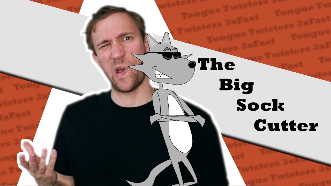 The Big Sock Cutter!! - Tongue Twister Challenge!! - YouTube