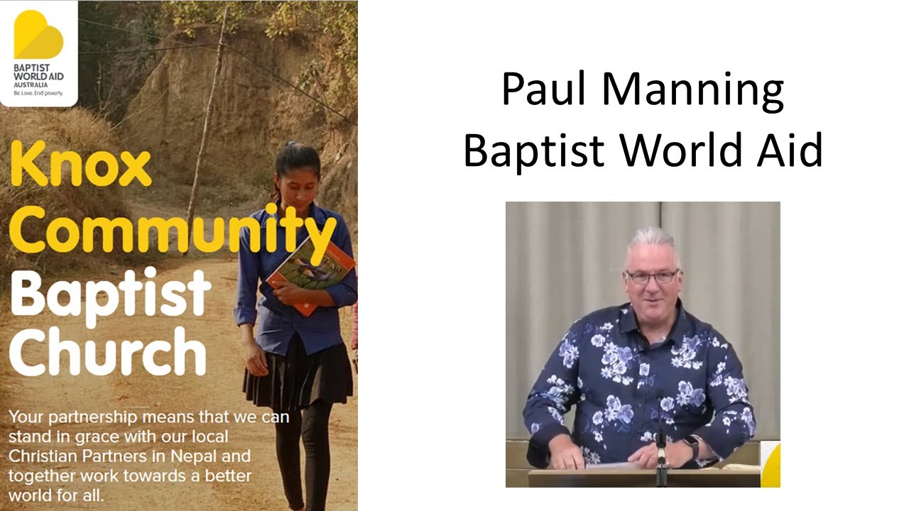 Baptist World Aid - Paul Manning - YouTube