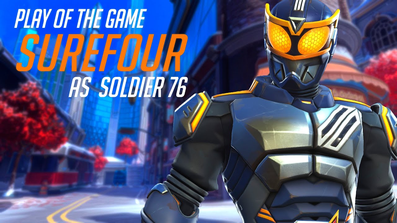 SUREFOUR DOMINATING AS SOLDIER 76 - POTG! [ OVERWATCH 2 SEASON 2 TOP ...