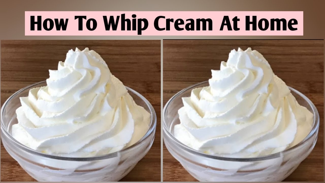 How To Whip Cream At Home by ST World - YouTube