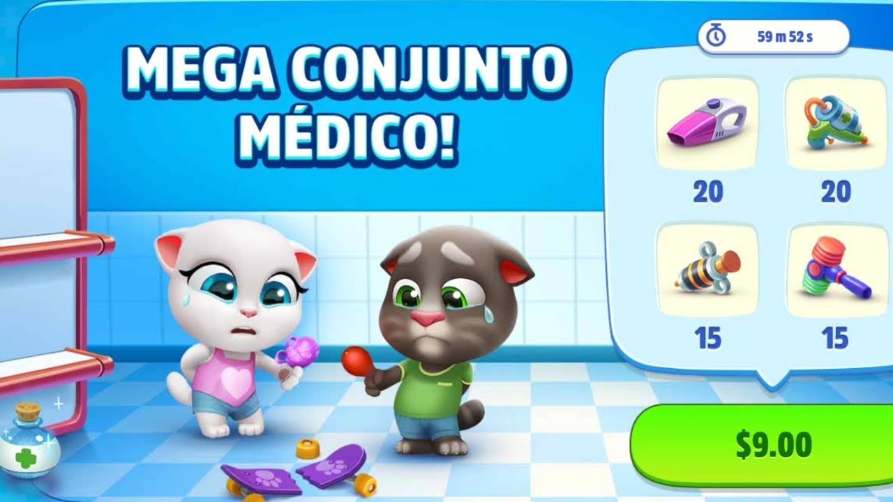 I bought the mega medical set from My Talking Tom Friends Halloween ...