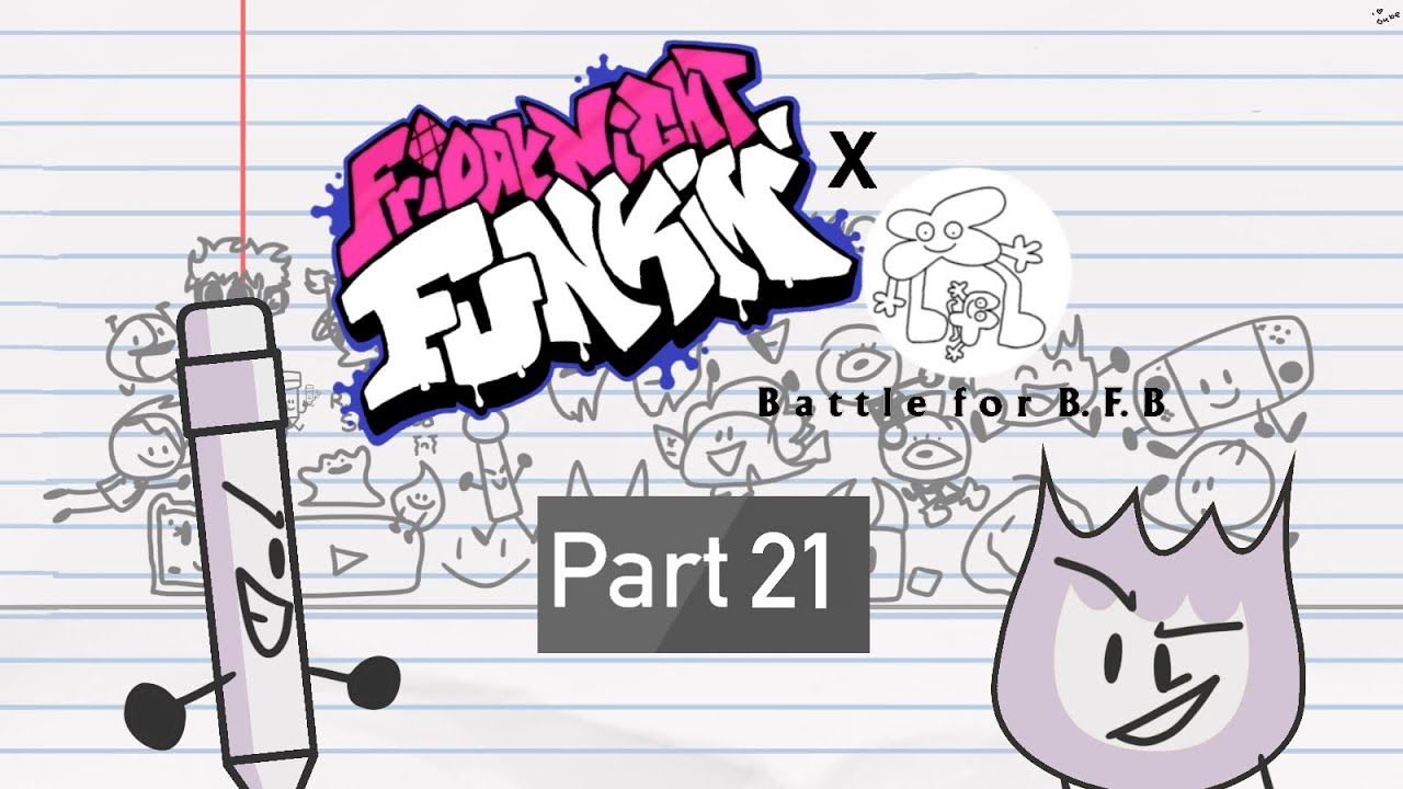 Friday Night Funkin’ Mod Showcase: BFB Pencil vs Firey || Sketchy Mod ...