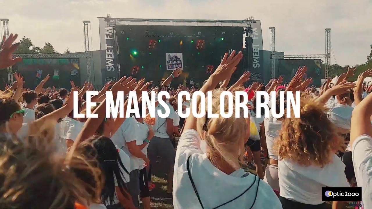 Le Mans Color Run 2019 - YouTube