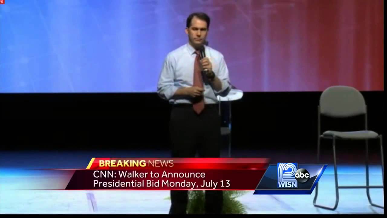 CNN: Walker sets date to announce presidential bid - YouTube