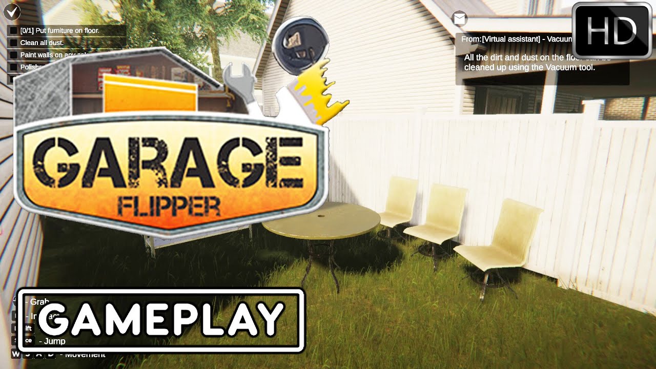 Garage Flipper Gameplay Part I Walkthrough - No Commentary (FULL GAME ...