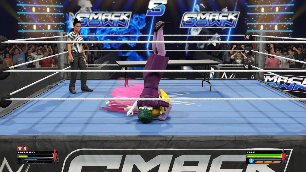 Princess Peach Vs Eclipsa WWE 2K25 - YouTube