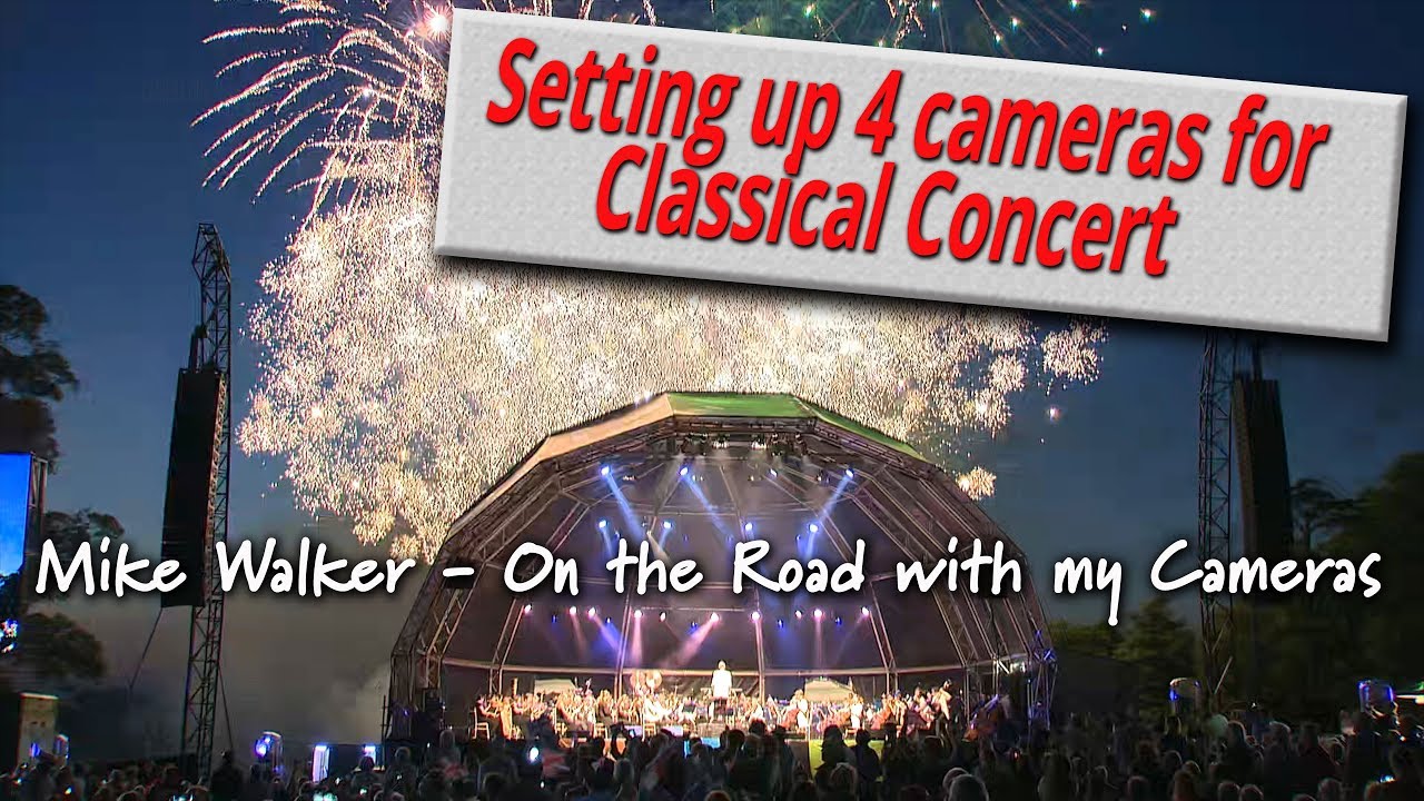 Setting up for Live Filming with 4 cameras and 2 giant LED screens at ...