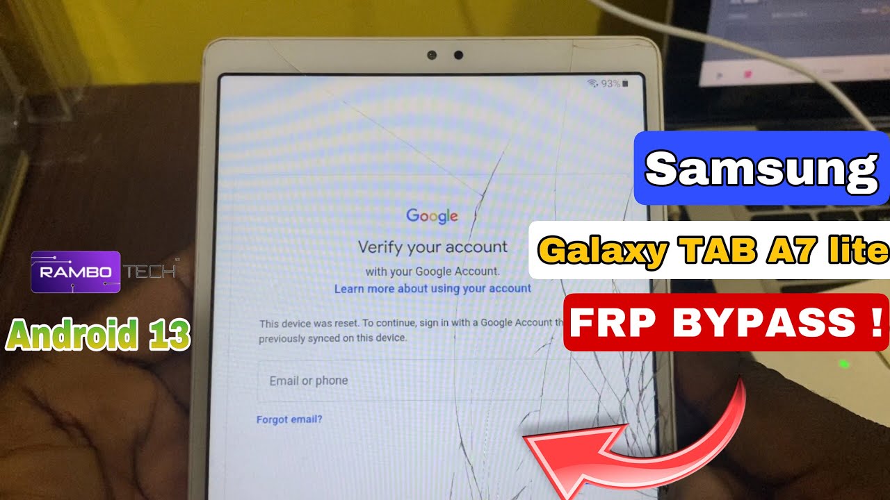 Samsung A12 & Tab A7 Lite (SM-T220) || Reset FRP Lock Done | Odin mode - Android 13 Working ...