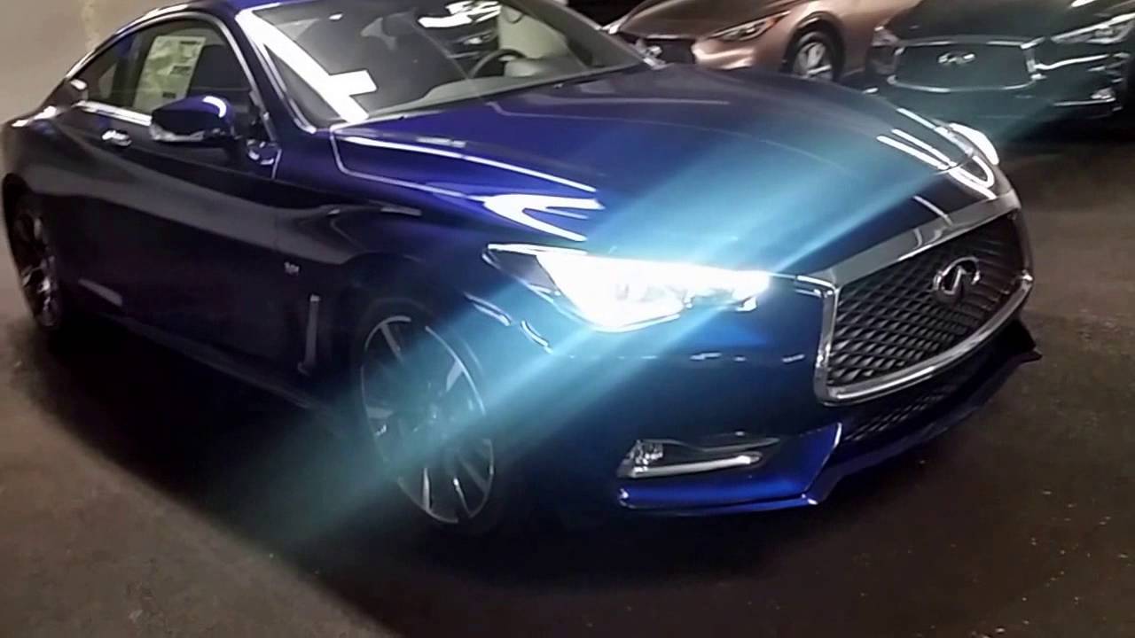 Copy of 2017 Infiniti Q60 Coupe in Iridium Blue - YouTube