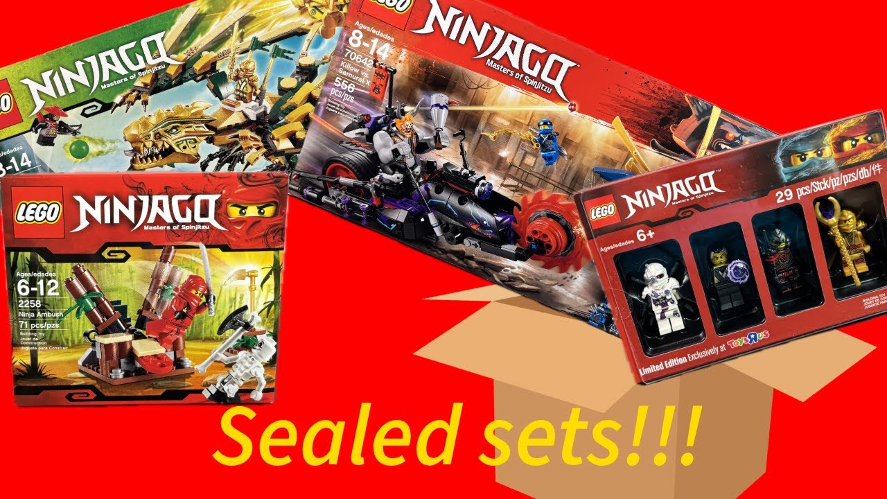 My entire Sealed Lego Ninjago Collection!!! - YouTube