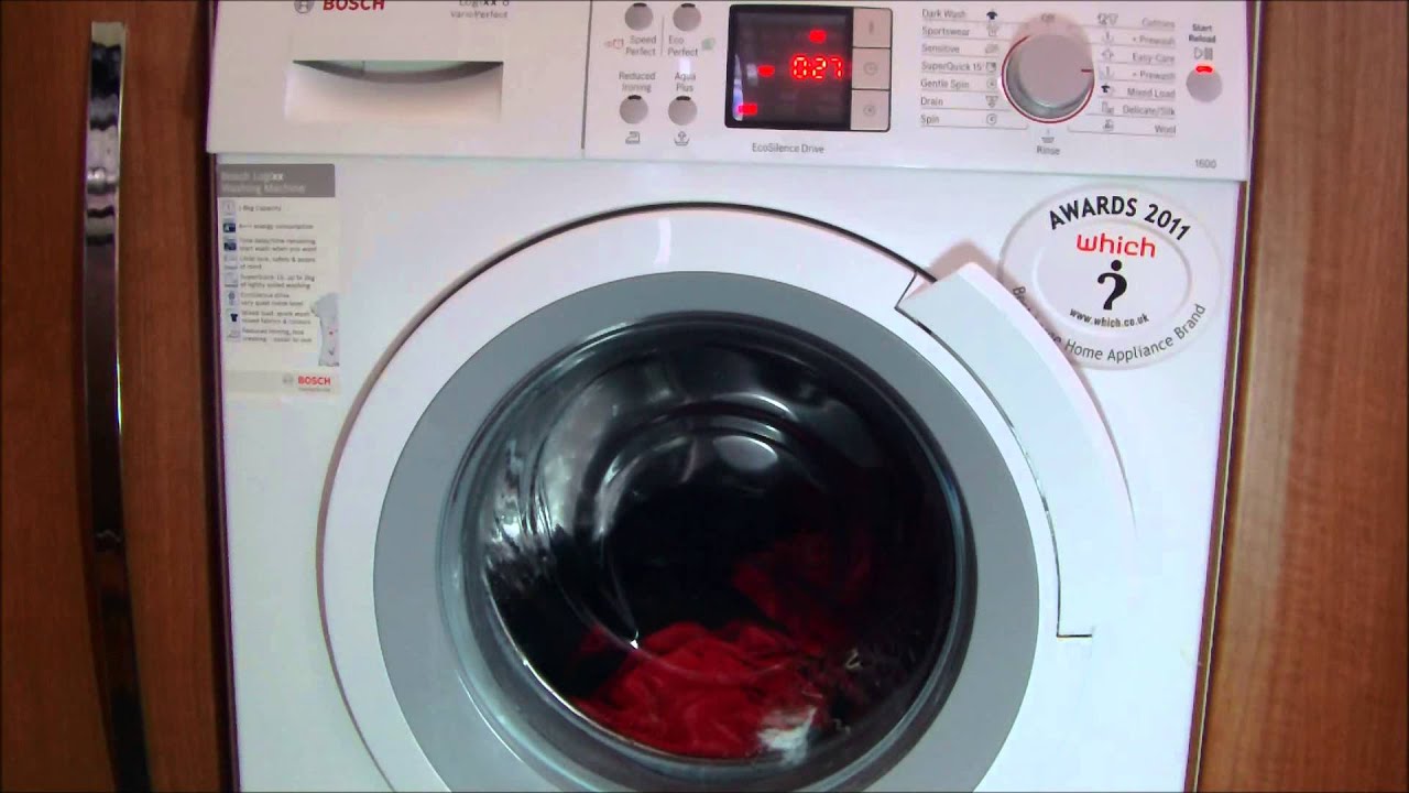 Bosch logixx was32461 washing machine easy care 60 mini load (complete ...