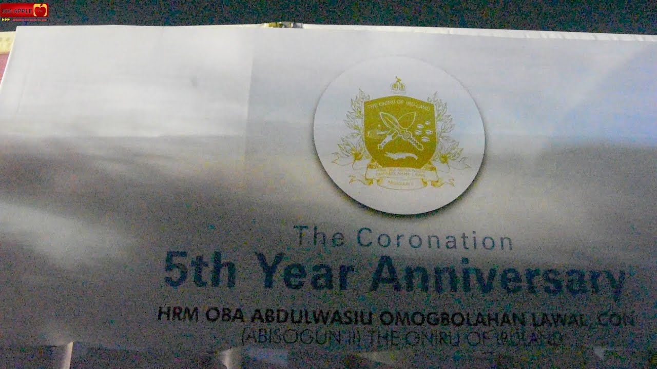 THE CORONATION OF OBA ONIRU 5TH YEAR ANNIVERSARY - YouTube