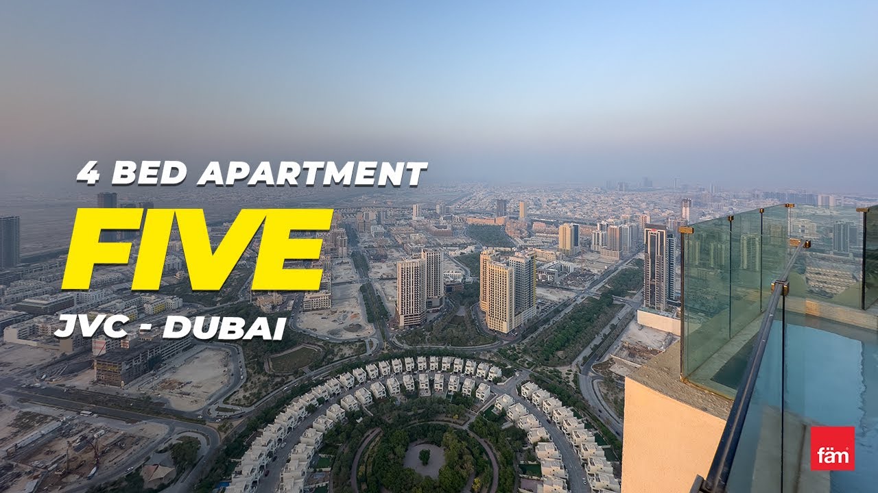 Spacious 4 Bed Apartment in Five, JVC - Dubai - YouTube